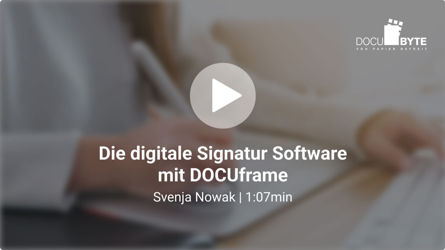 Digitale Signatur Software | Docubyte